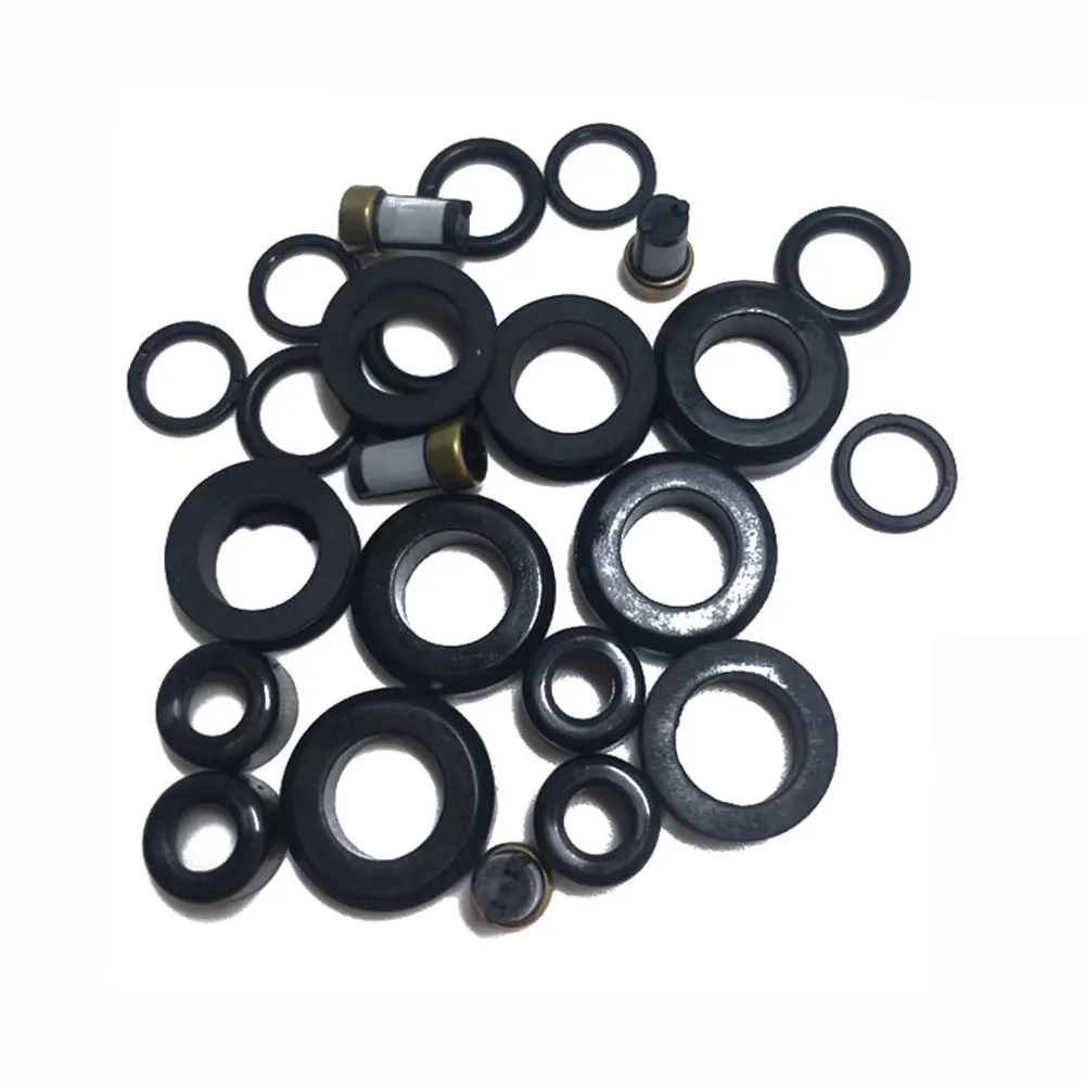 Fuel Injector Repair Kits Micro Filter Oring Plastic Gasket Pintle Cap 01307 For 16460-mfj-d01 ...