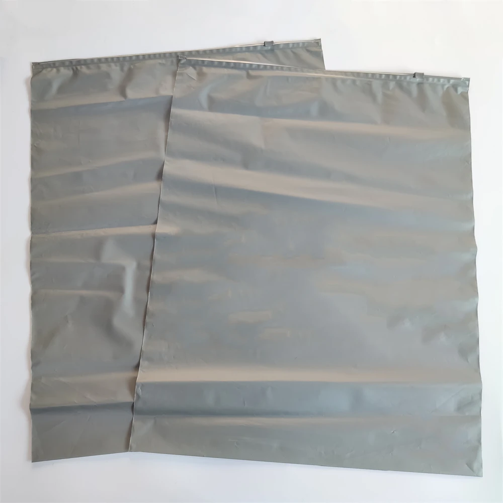 Custom Black PVC Plastic Packaging Bags for Tshirts & Hoodies