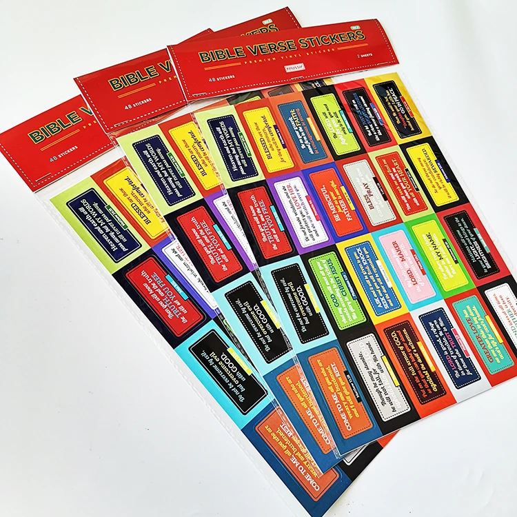 Waterproof Custom Logo Brand Label Stickers - Vinyl Sheets