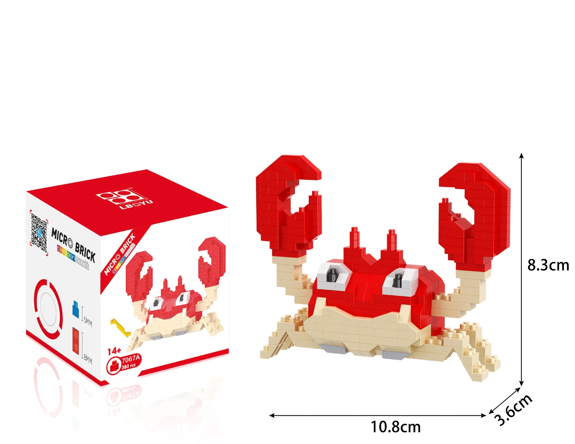 8072A 8093A 7064A Anime Character Model Building Block Sets