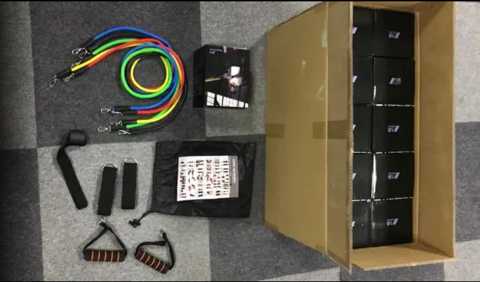 Multifunction Workout Rubber Expander Exercise Elastic Pull Rope With ...