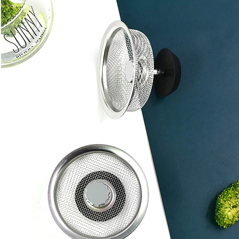Stainless Steel Kitchen Filter Screen Sewer Anti-clogging Filter ...