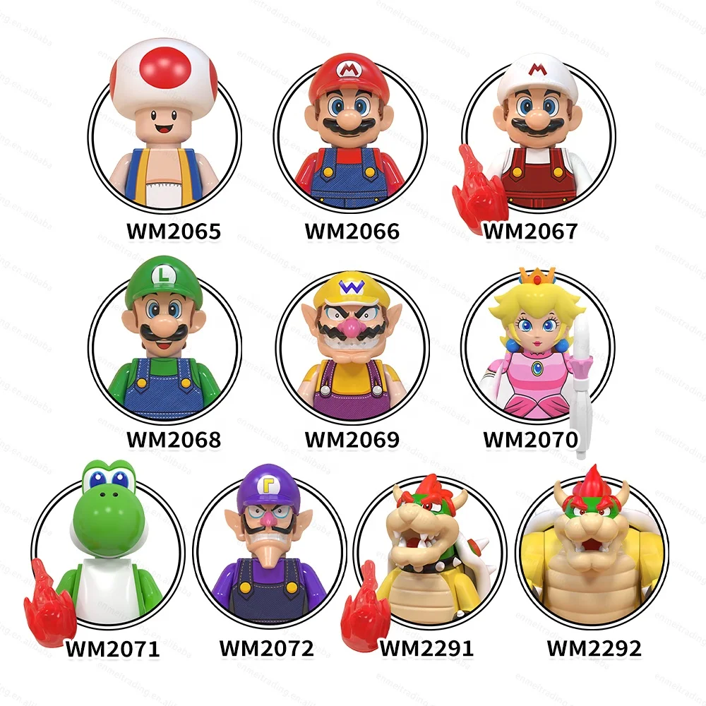 Wm6103 Kinopio Supermario Bowser Koopa Luigi Wario Waluogi Yoshi Prin ...