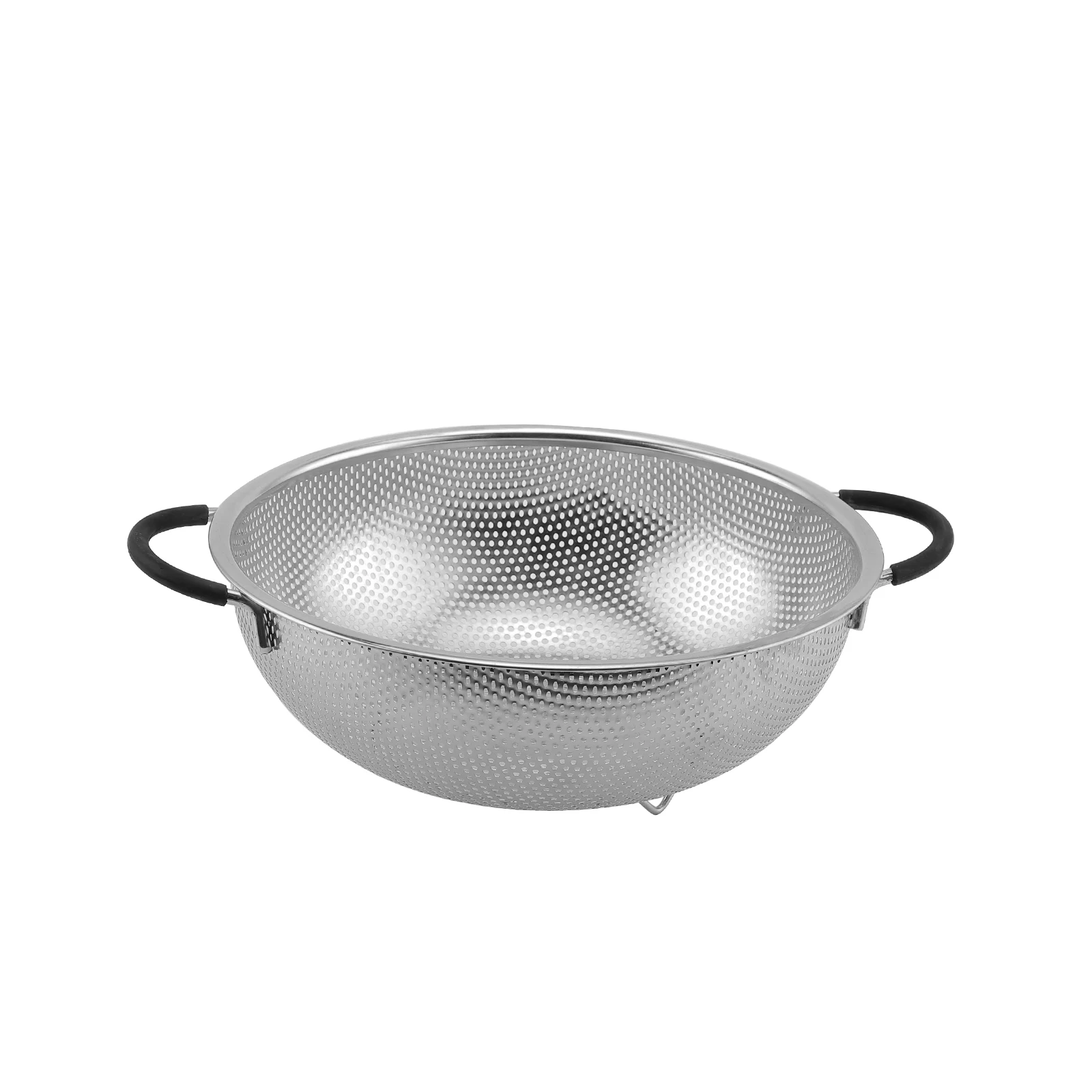 Stainless Steel Colander Easy Grip Micro-Perforated Colander Strainer ...
