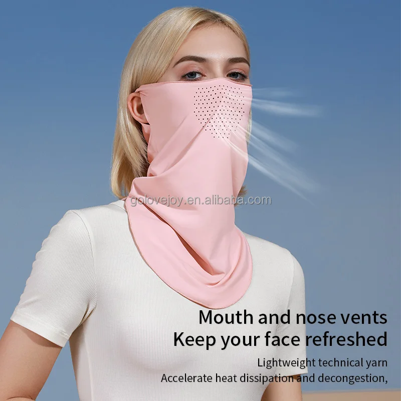 GOLOVEJOY XTJ128 Cooling Face Mask - UPF50 Outdoor Protection