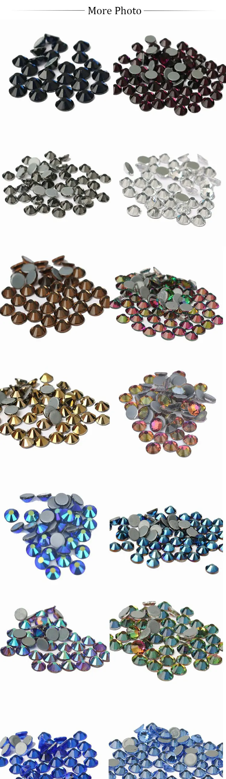 Wholesale SS10 Vs SS20 Rhinestones - Luxe Crystal Hot Fix
