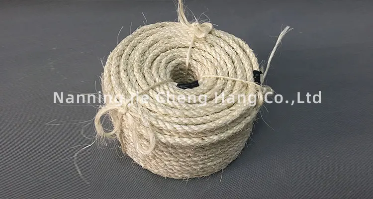 Sisal Rope Bleached White 6mm 50m/coil For Camping - Buy Sisal Rope ...