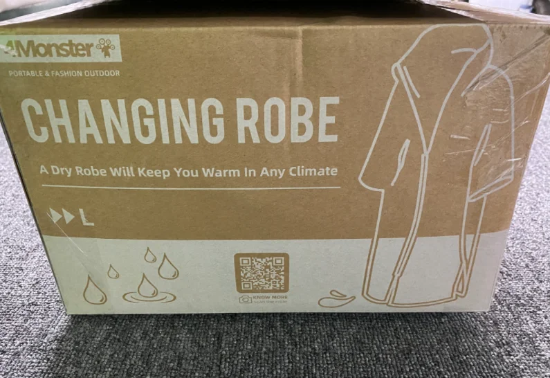 Oem Windproof Open Water Swimming Robe Or Parka Change Robe Waterproof ...