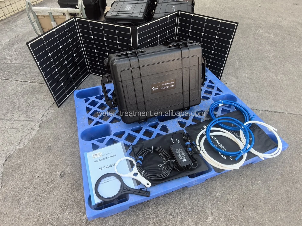 Portable Solar Outdoor Water Filter Desalination Salt Water to Drink ...