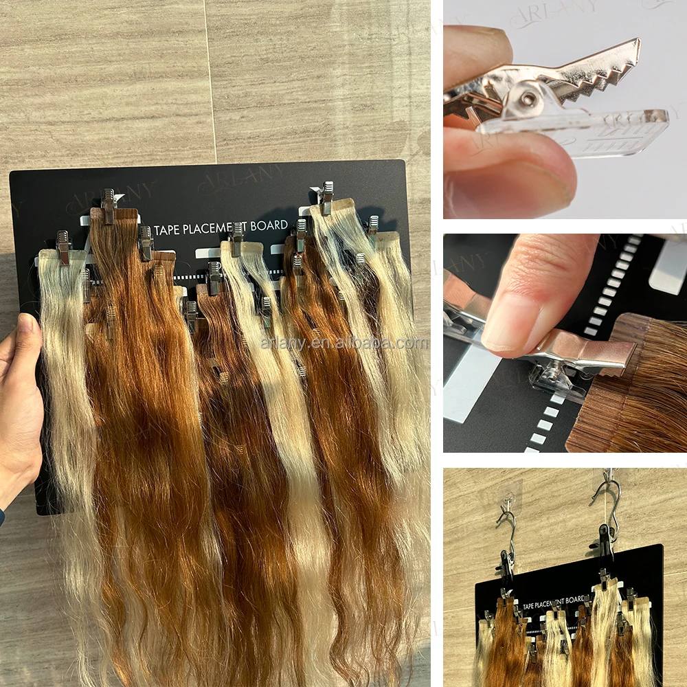 Arlany Acrylic Hair Extension Placement Board Carrier Hair Extension ...