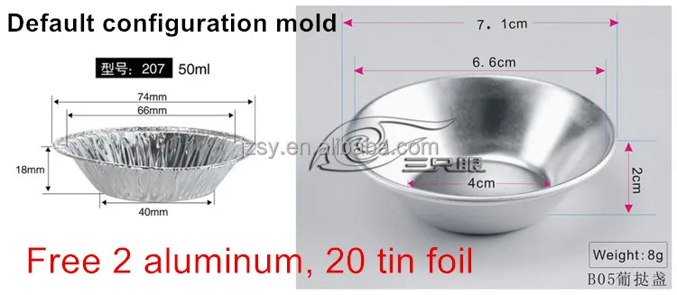 Manual Egg Tart Shell Pressing Molding Machine - High Productivity