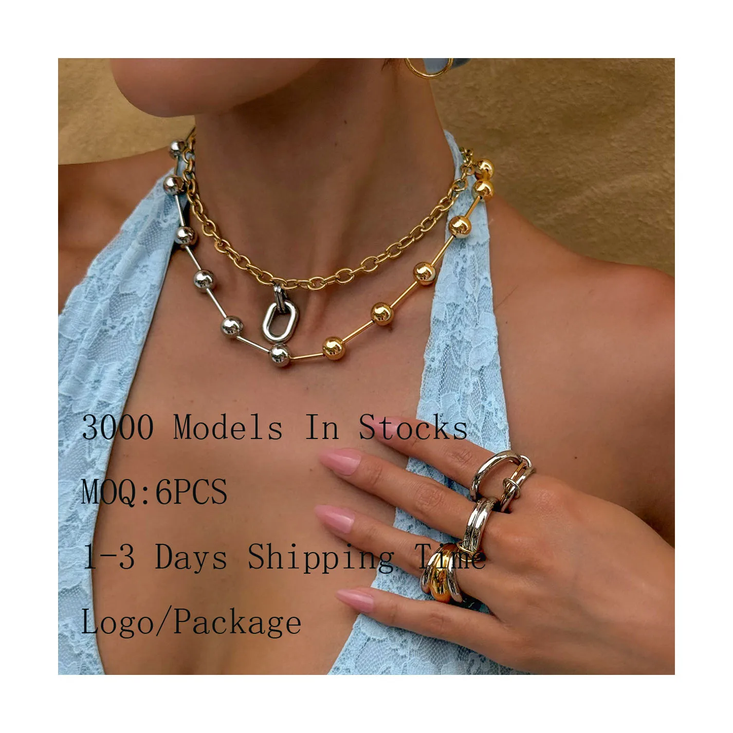 ERESI PVD 18k Gold Stainless Steel Jewelry Sets for Women