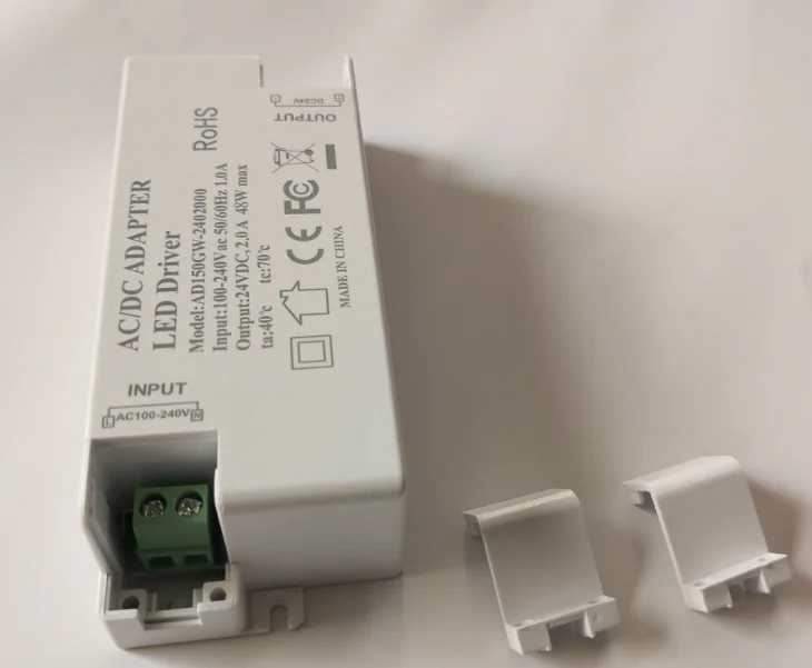 Led Driver Power Supply Constant Voltage Ce Rohs Pwm Plastic Shell Dc24v 48w Triac Led Dimmable ...