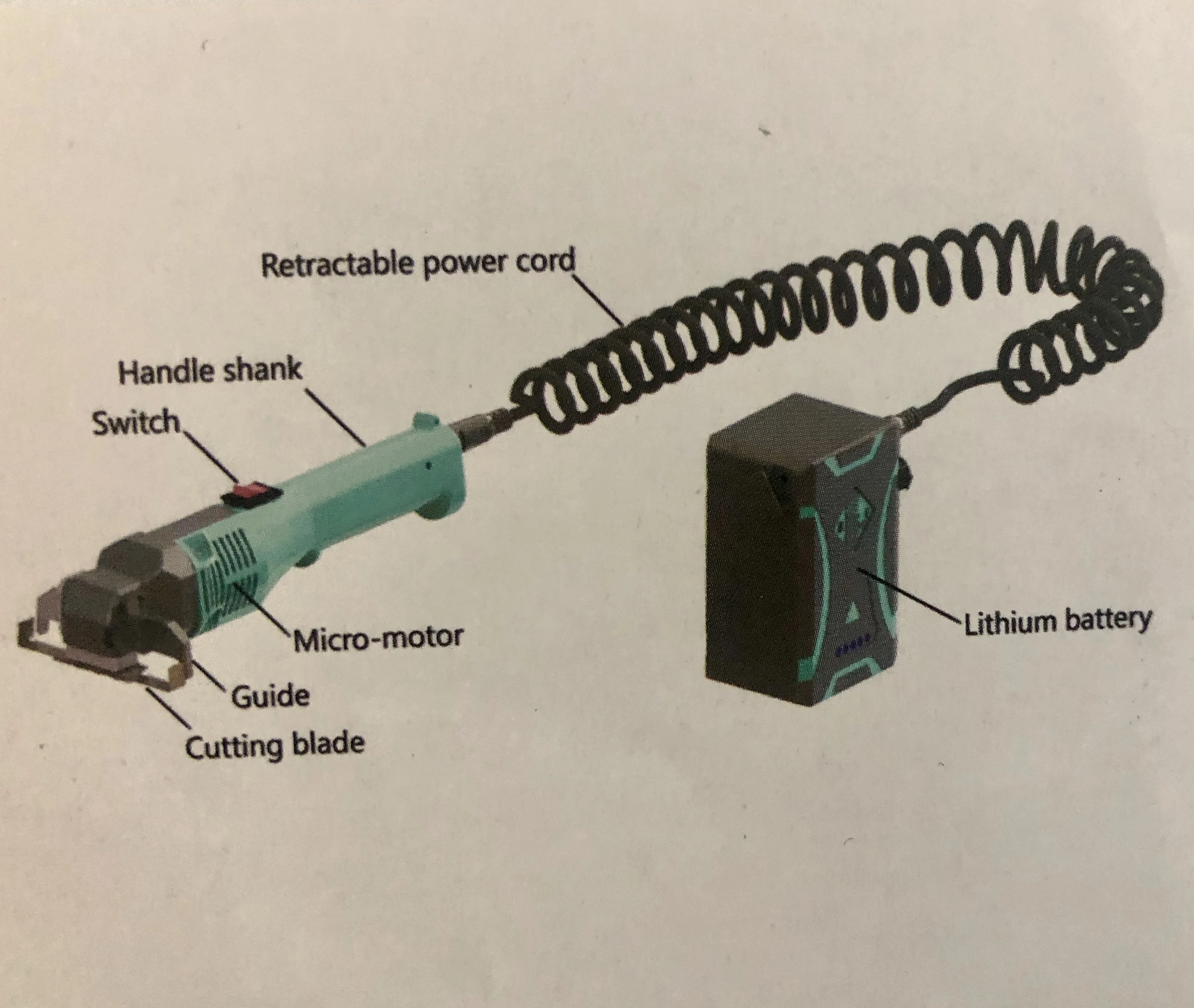 New Thai Electric Rubber Tree Tapping Knife - Efficient & Durable