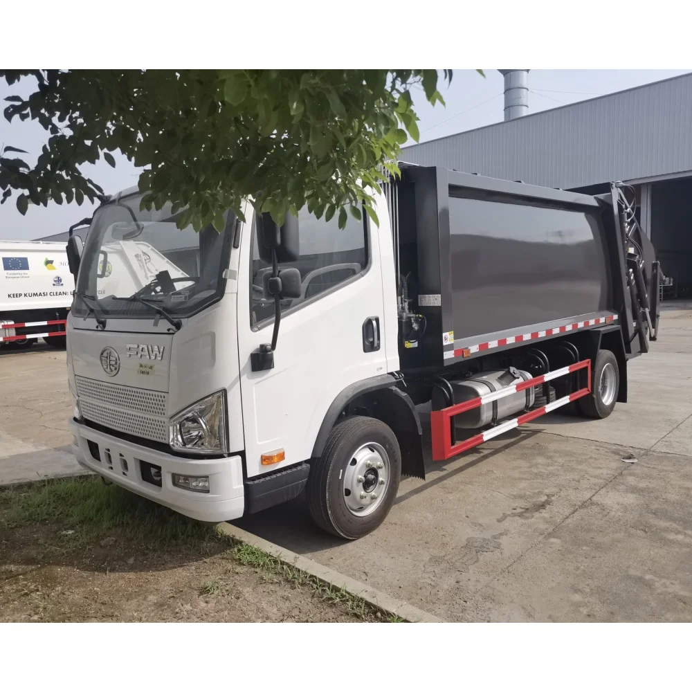 12m3 Compressed Waste Bin Collector Truck 4X2 Street Garbage Compactor ...