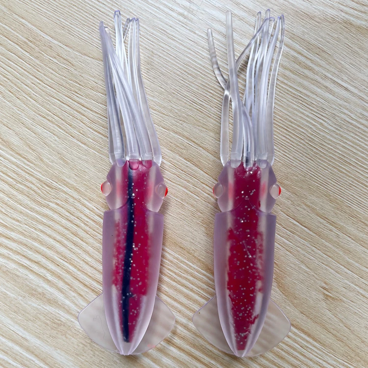 12cm 15cm Uv Artificial Octopus Fishing Lure Octopus Squid Fishing Lure ...