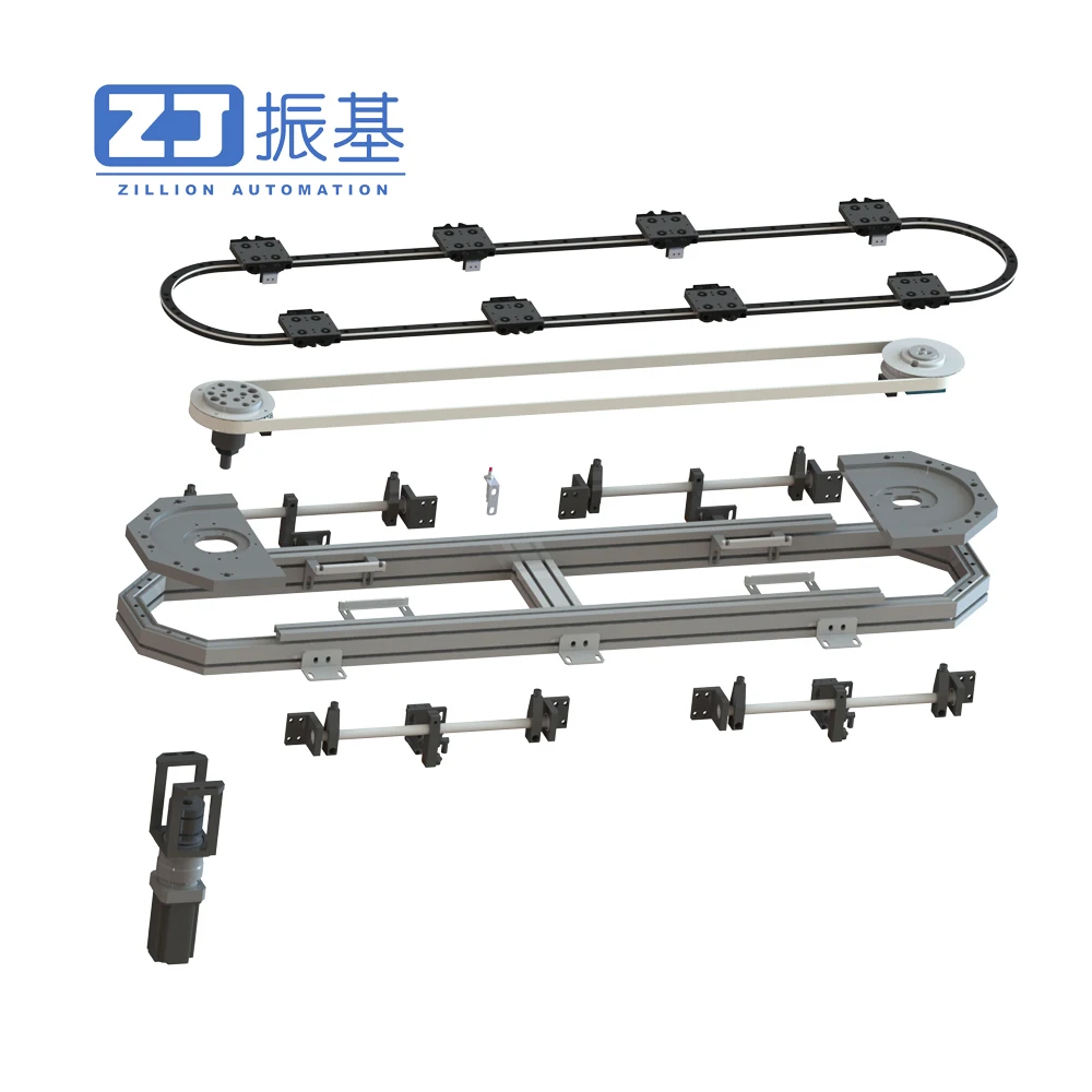 Automatic Assembly Line Precision Circular Guide Rail Conveyor Systems ...