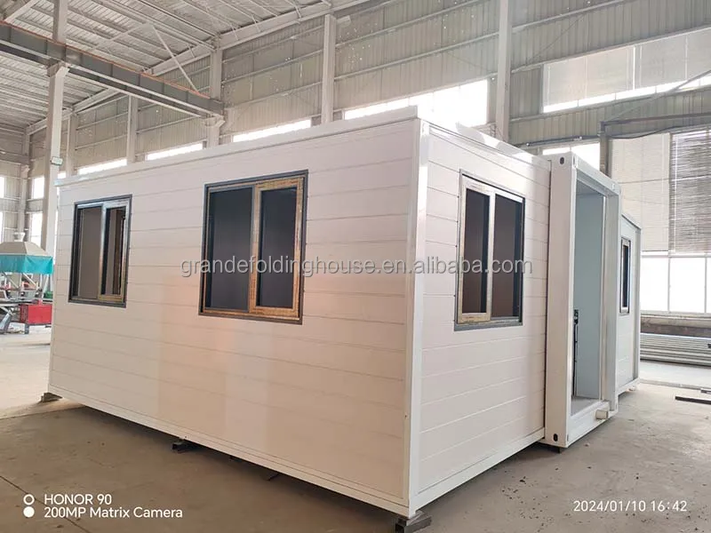 Foldable House 20ft Outdoor Portable Home Custom Extendable Prefab Fast ...