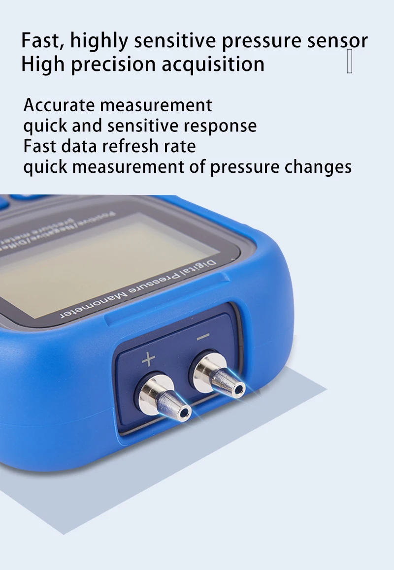 200kpa to Pa - Precision Digital Differential Pressure Gauge