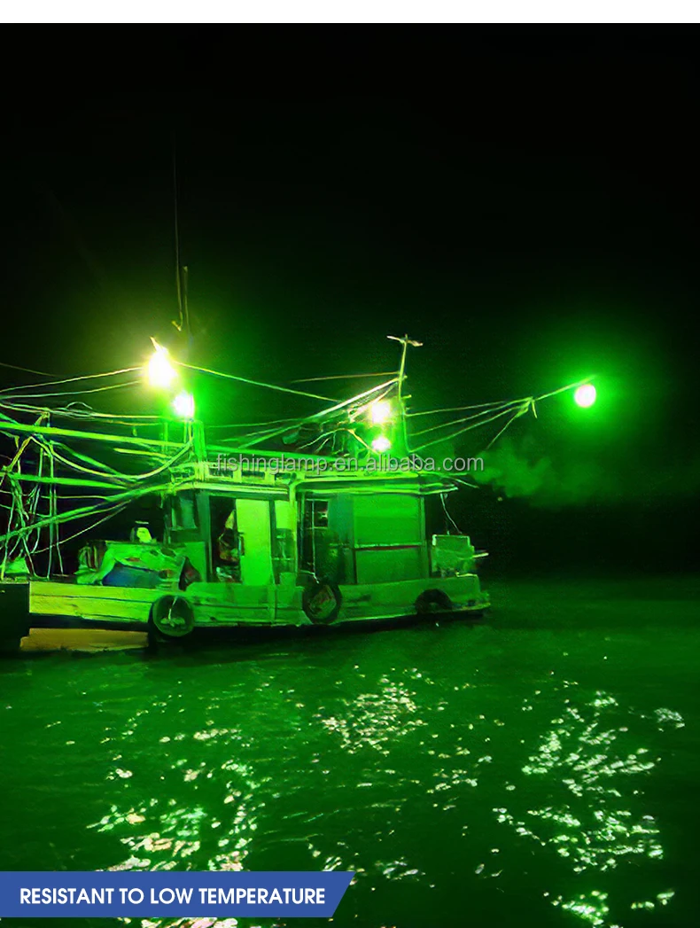 400w Green Lighting Led Underwater Fishing Lamps Corn Attracting ...
