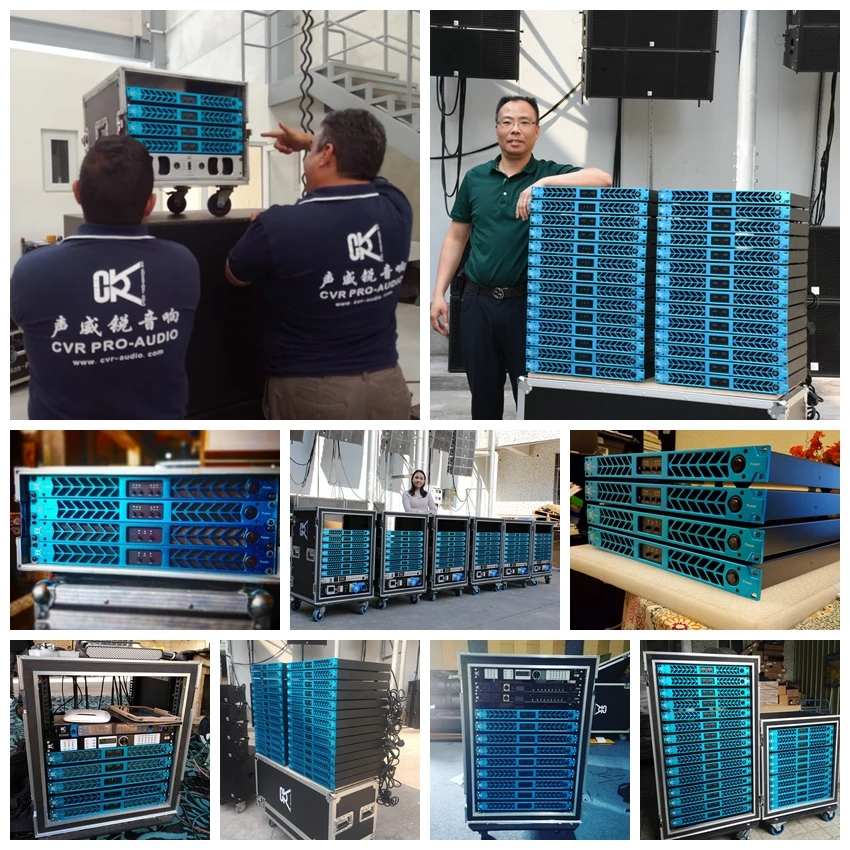 CVR D-3004 Power Amplifiers - 3000W Active/passive 4 Channels