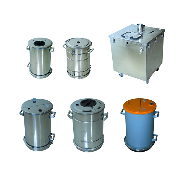 Stainless Steel Powder Hopper with Fluidizing Plate