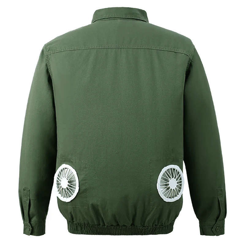 Men's fan-cooled jacket Wear resistant wrinkle resistant summer high ...