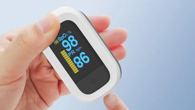 Yonker Oled Display Handheld Oxi Meter Portable Oxmetro Fingertip Pulse ...