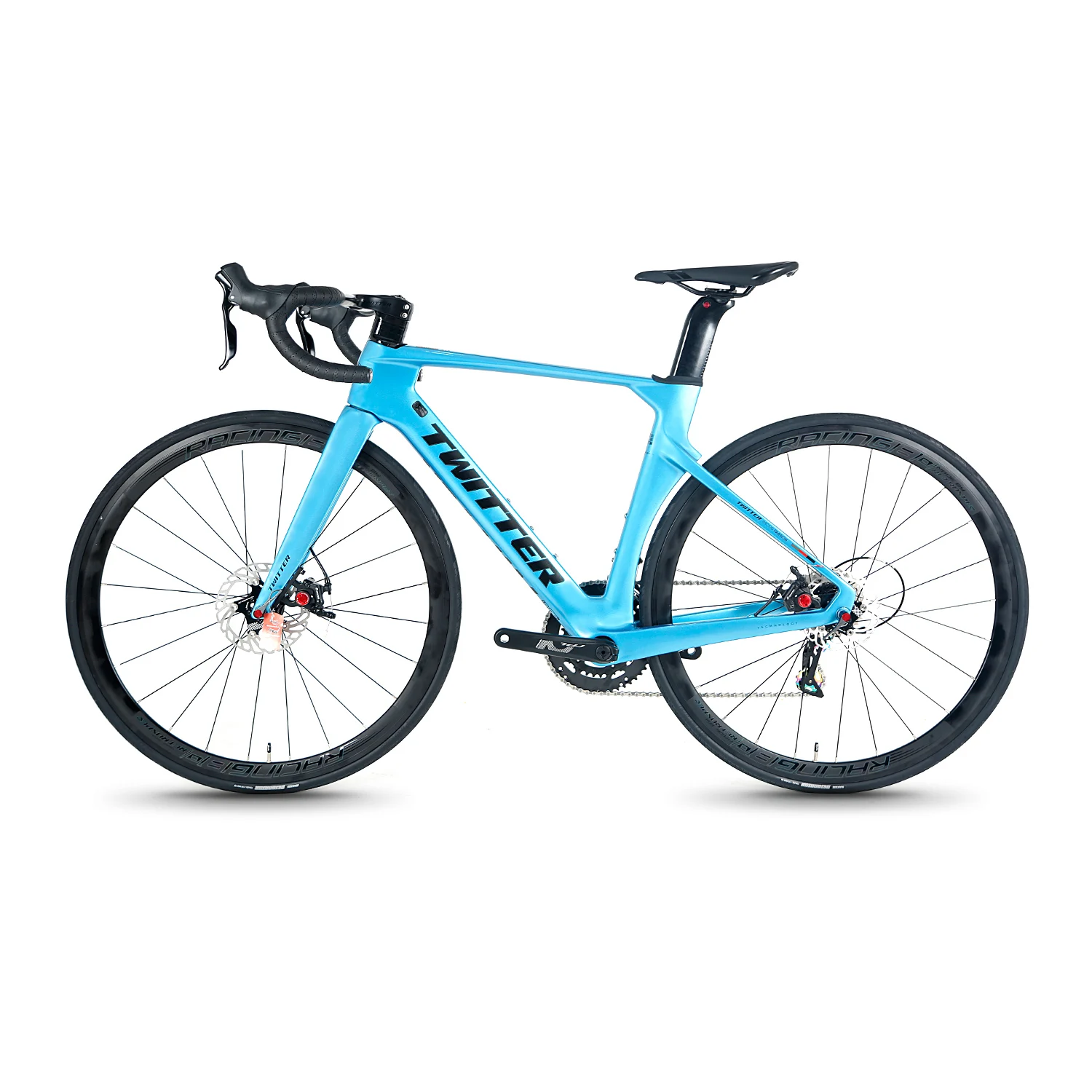 Twitter R10 Carbon Fiber Road Bike - 24 Speed Disc Brake