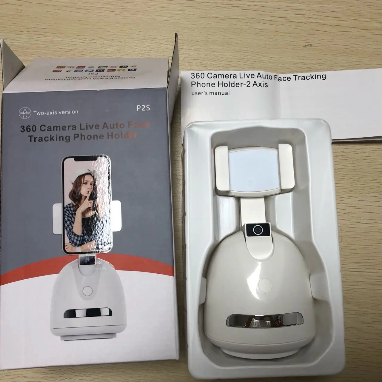P2s Ai 360 Rotation Auto Smart Shooting Automatic Face Tracking Selfie ...
