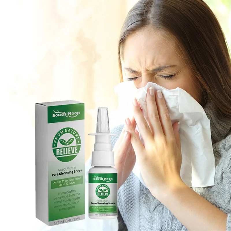 South Moon 20ml nasal mucus pure cleansing spray cold sinusitis allergy ...