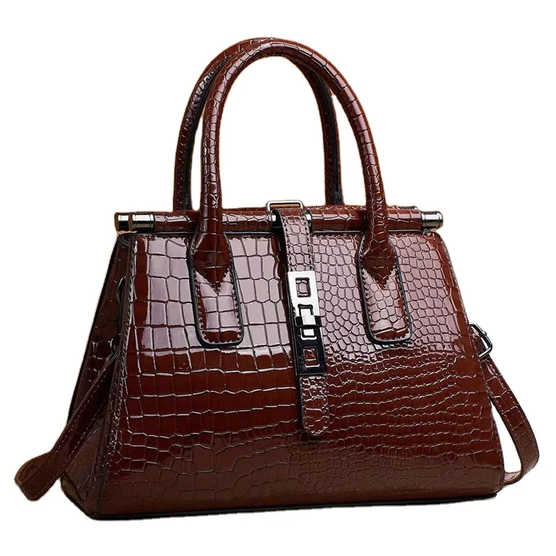 New Large Capacity Women Hand Bags Stone Pattern Shoulder Bags Factory ...