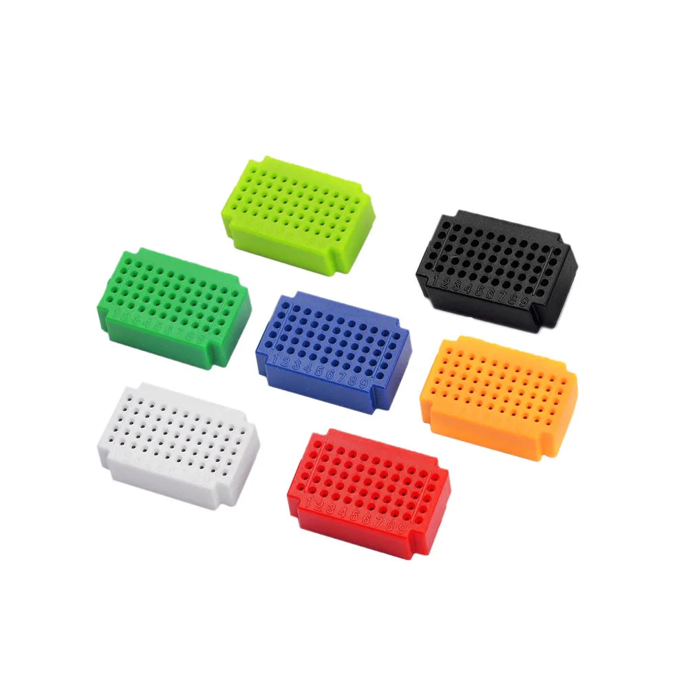 ZY-55 Assorted Colors Breadboard - 55 Points Mini PCB