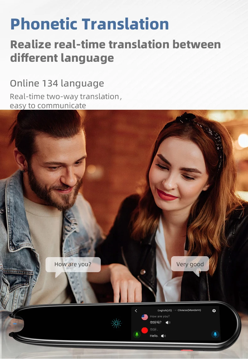 VORMOR AI Smart Portable Intelligent Reading Pen - 112 Languages