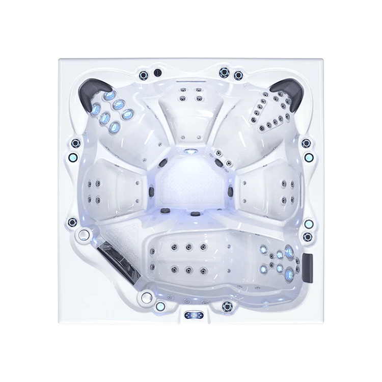 European Villa 6 Person Balboa Control Hydrotherapy Jakuzzi Outdoor Spa ...