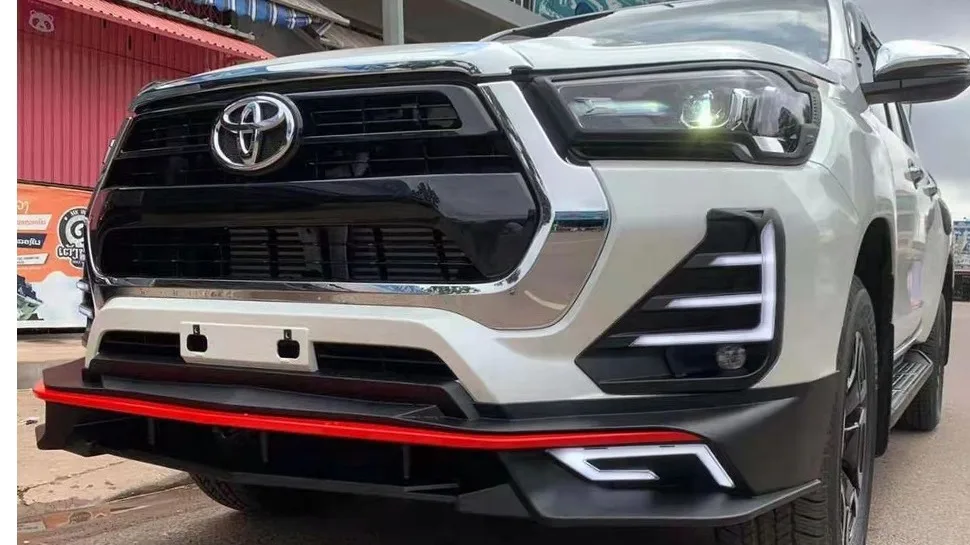 Factory Front Face For Hilux Revo 2021 With Led Light Body Kit Front ...