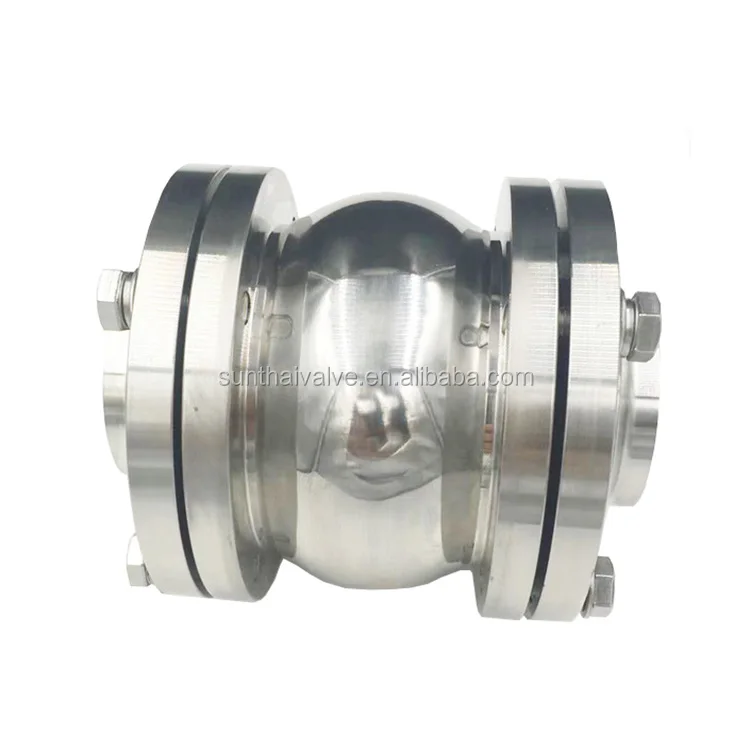 Stainless Steel Din Sms 3a Food Grade Check Valve With Union ...