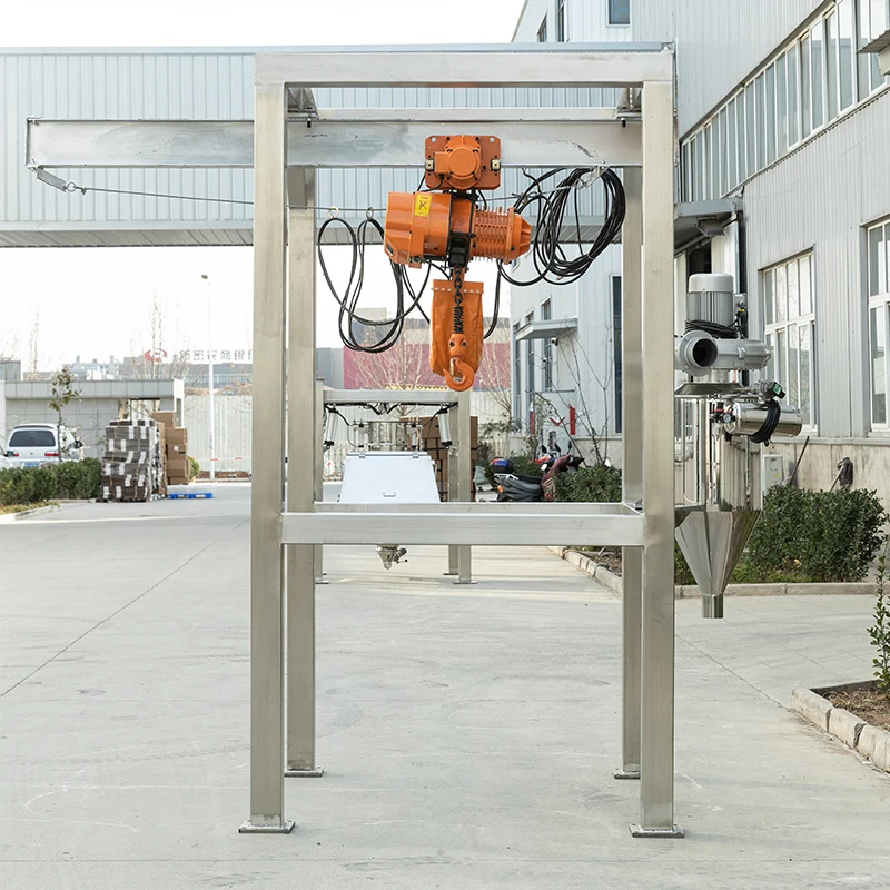 Automatic Powder Big Bag Unloading System Bulk Bag Unpacking Station ...