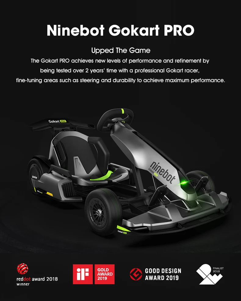 Ninebot Go Kart Pro High Speed Kids Racing Go Karting Scooter Adult ...