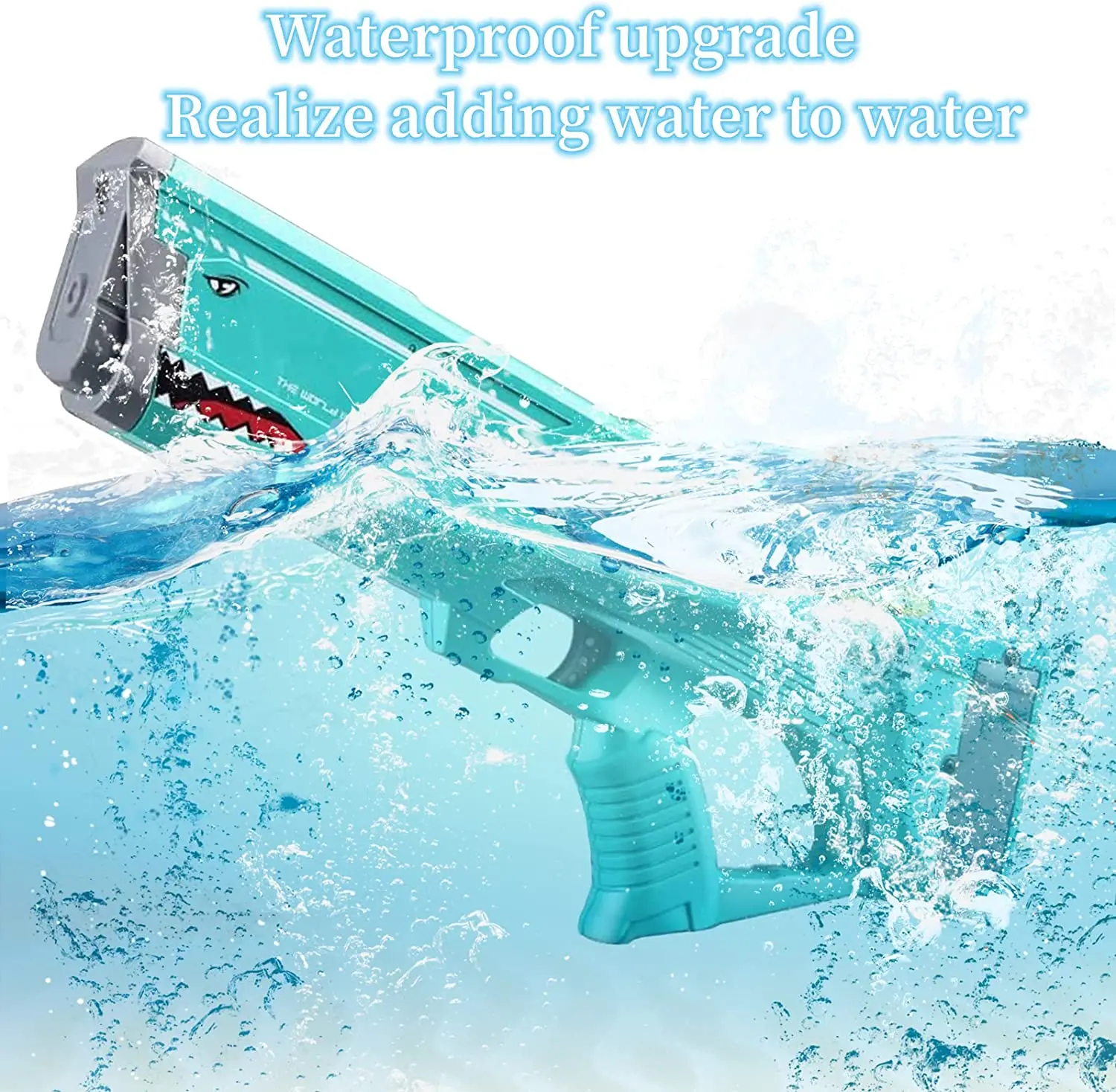 Shark Shape Electric Water Gun - Fun Outdoor Toy for Kids