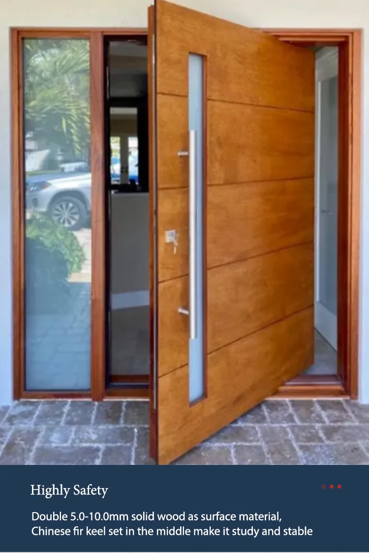 Modern Solid Wood Door Designs - Secure & Stylish