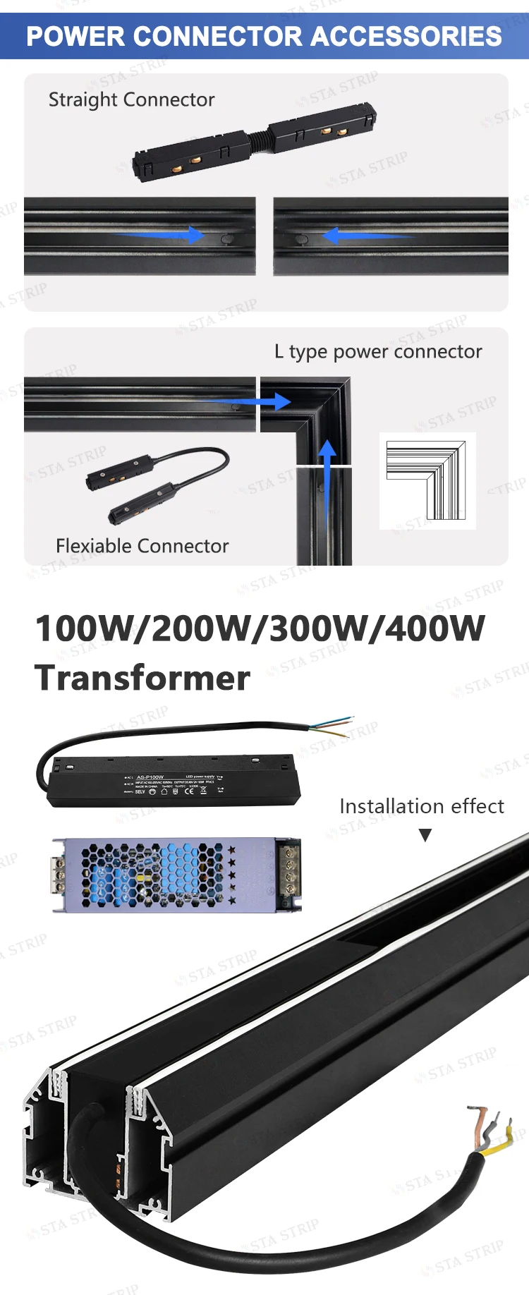 Tension Ceilings Led Aluminum Profile Dc48v Perfect Flexible Magnetic ...