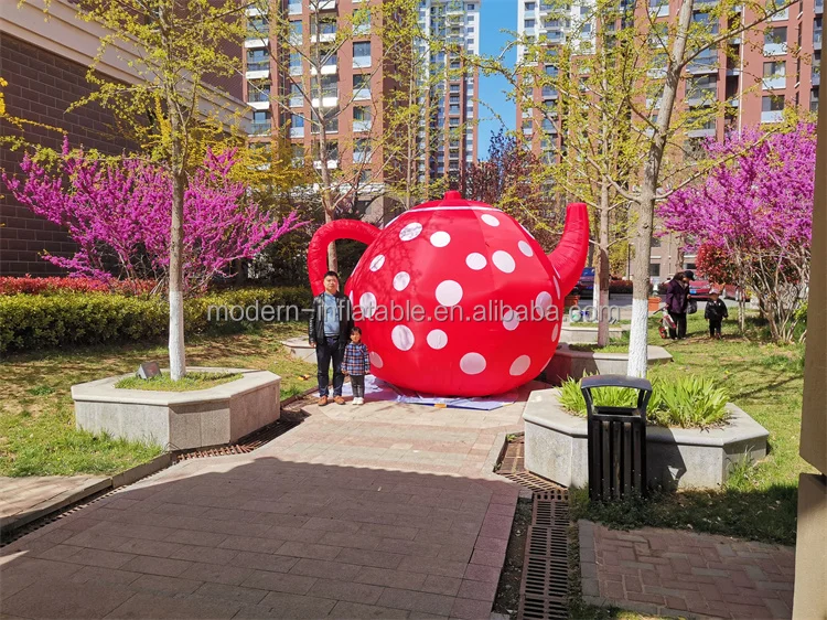 Alice in Wonderland Outdoor Giant Inflatable Teapot for Party