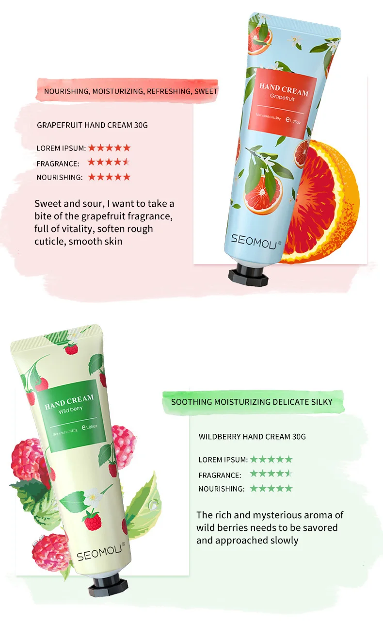 SEOMOU Cute Hand Cream - Moisturizing & Nourishing Lotion