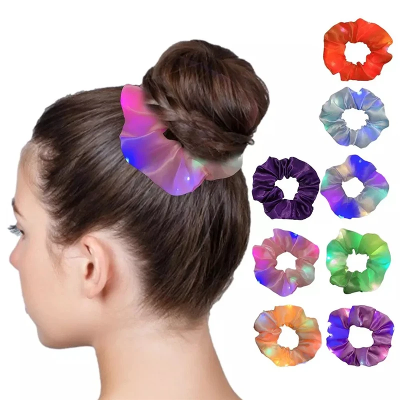 LED Hair Scrunchies - Brighten Your Hair Accessories
