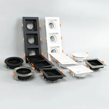 Modern Square Recessed Led Downlight 5w 7w 9w 12w Indoor Gu10 Fixture ...