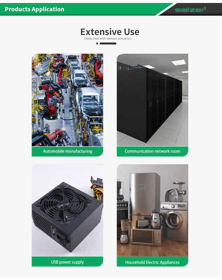 SALZER PD120B-220 AC Industrial Axial Flow Fan - 120x120x38mm