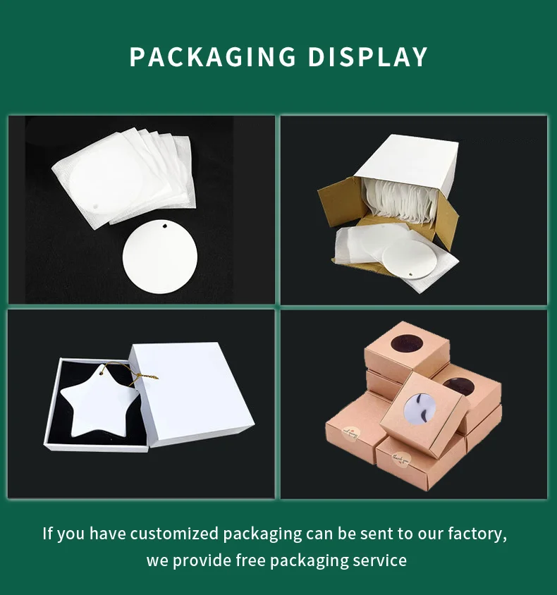 Customizable Christmas Ornaments - Round Sublimatable Blanks