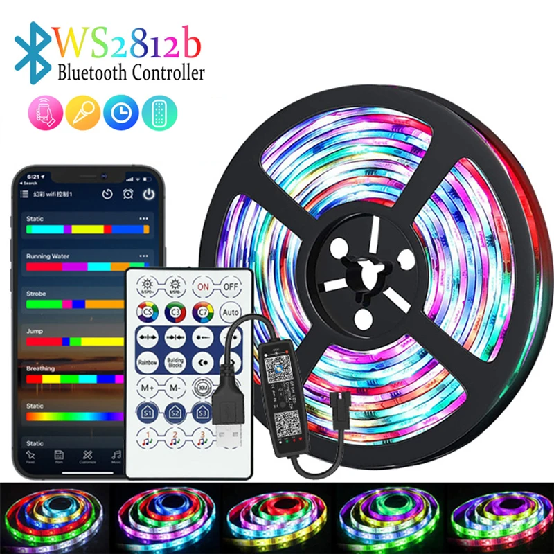 Adhesive Led Strip Light 240 144 RGB Waterproof 12V SMD 5050