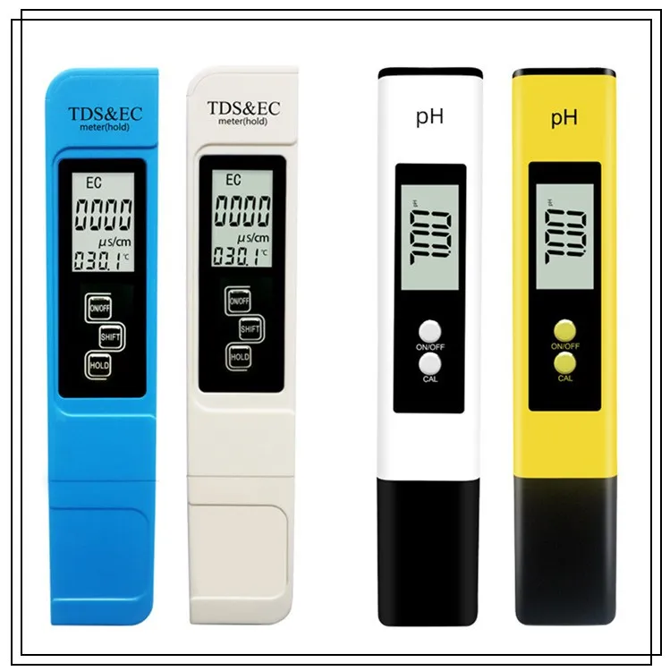 Digital Ph Meter&ec&tds Meter With Lcd Display For Aquarium Pool And ...